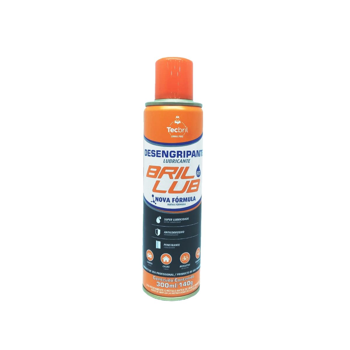 Desengripante Bril Lub Fit Spray Antiferrugem Automotivo Aço | Cacareco ...