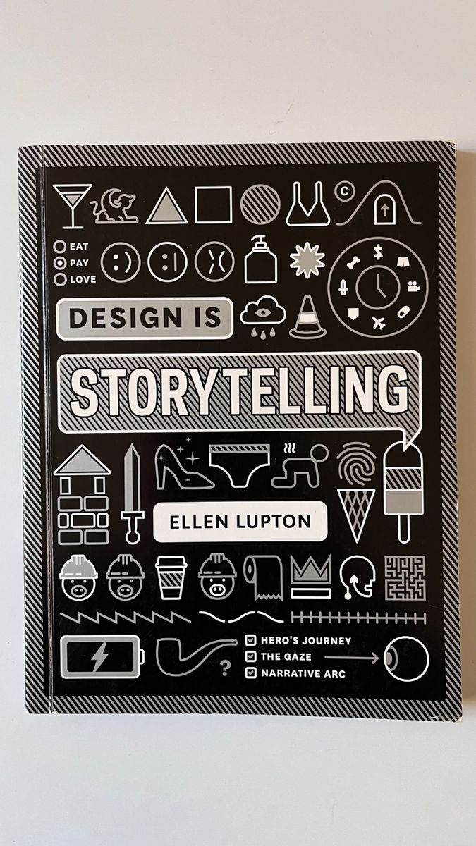 Design Is Storytelling - Ellen Lupton | Livro Cooper Hewitt Usado 107357289 | enjoei