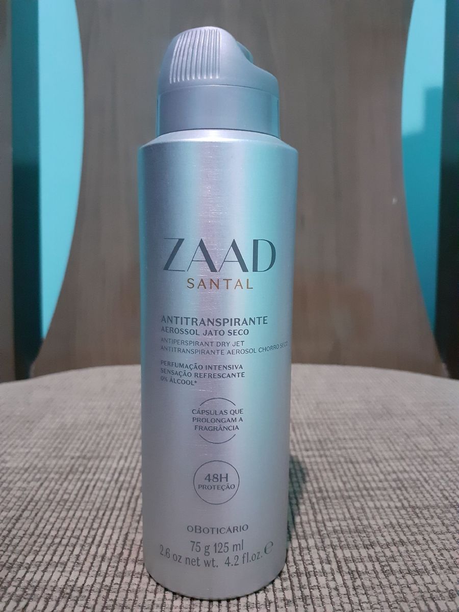 Desodorante Aerosol O Boticário Zaad Santal | Perfume Masculino O ...