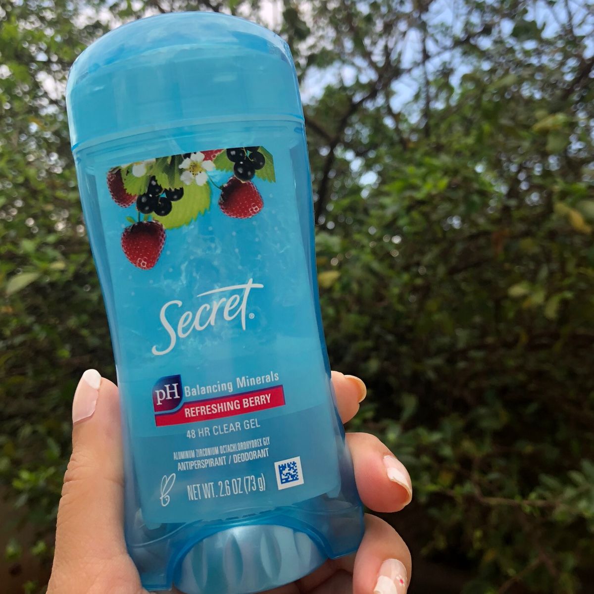 Desodorante Antitranspirante em Gel Secret Refreshing Berry 73g ...