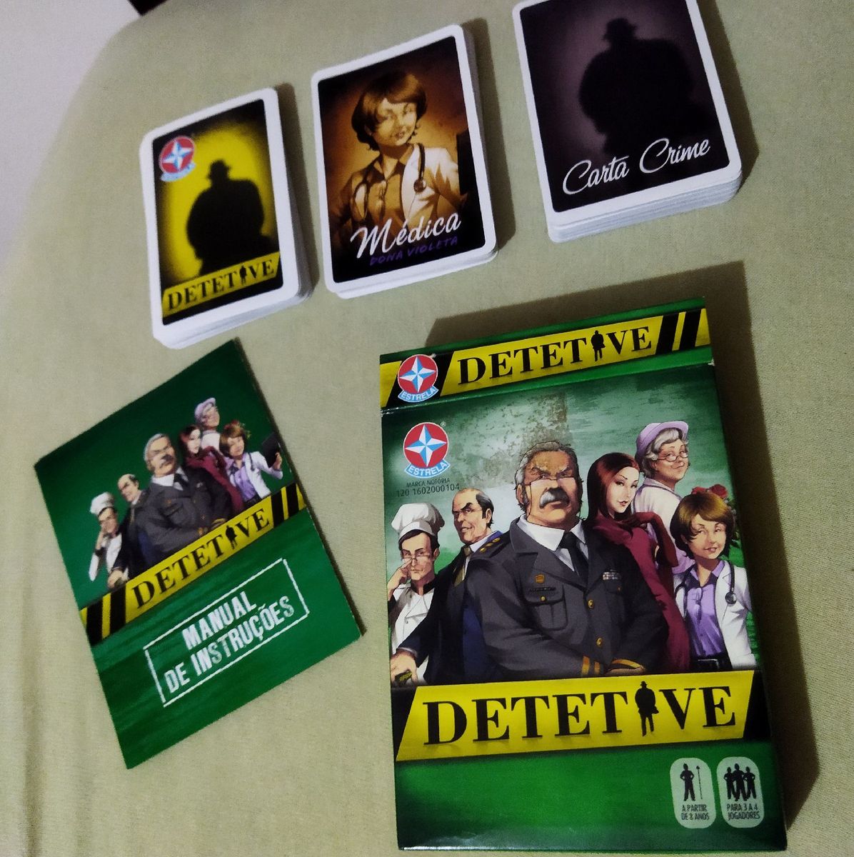 Detetive Jogo De Cartas Jogo De Tabuleiro Estrela Usado 49852804 Enjoei