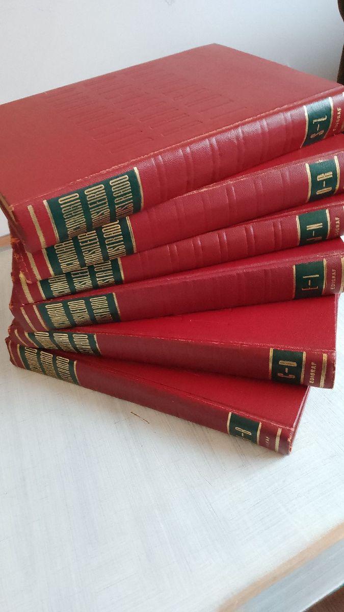 Dicionário Brasileiro Ilustrado em 6 Volumes - Ano 1965 | Livro Edigraf ...