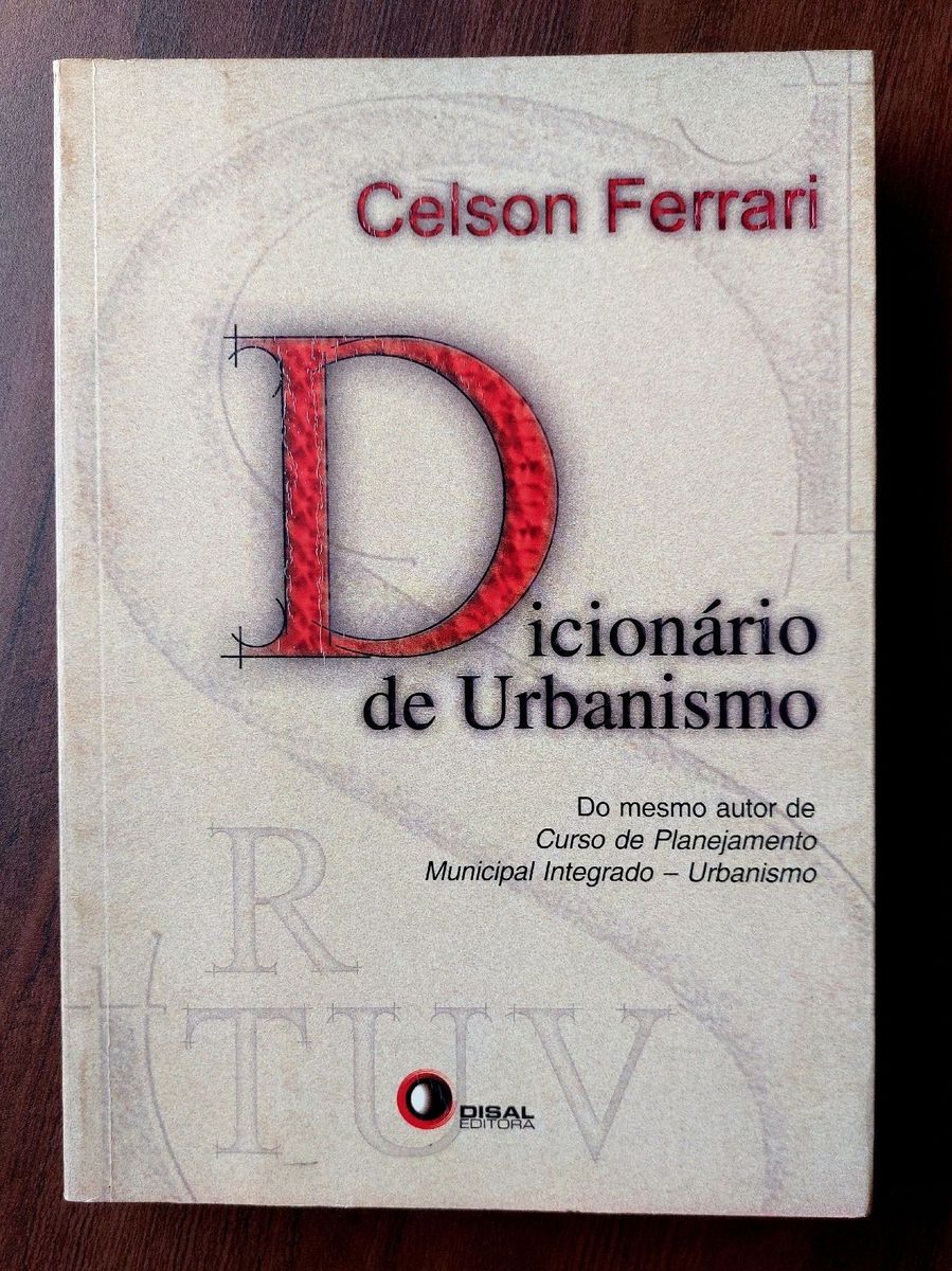 Dicionário de Urbanismo | Livro Celson Ferrari Nunca Usado 78325213 ...
