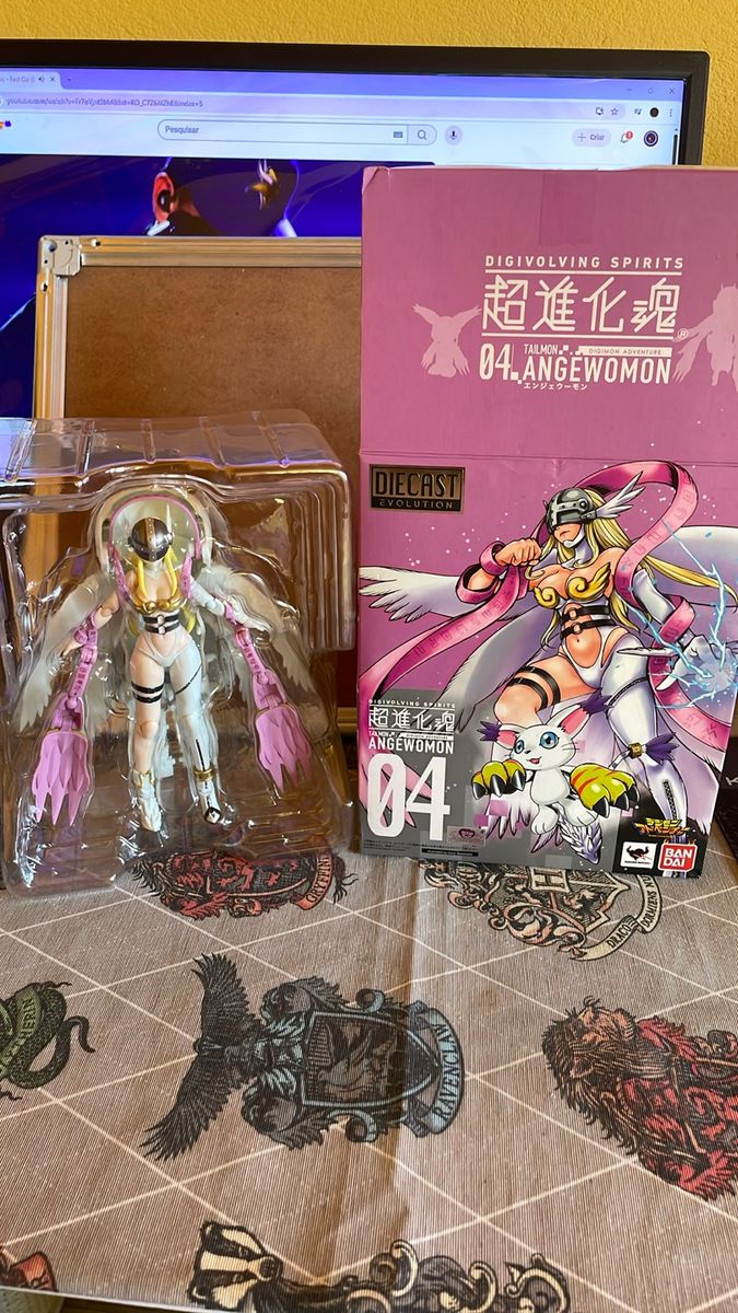 Digimon Action Figure Angewomon | Brinquedo Action Figure Nunca Usado ...