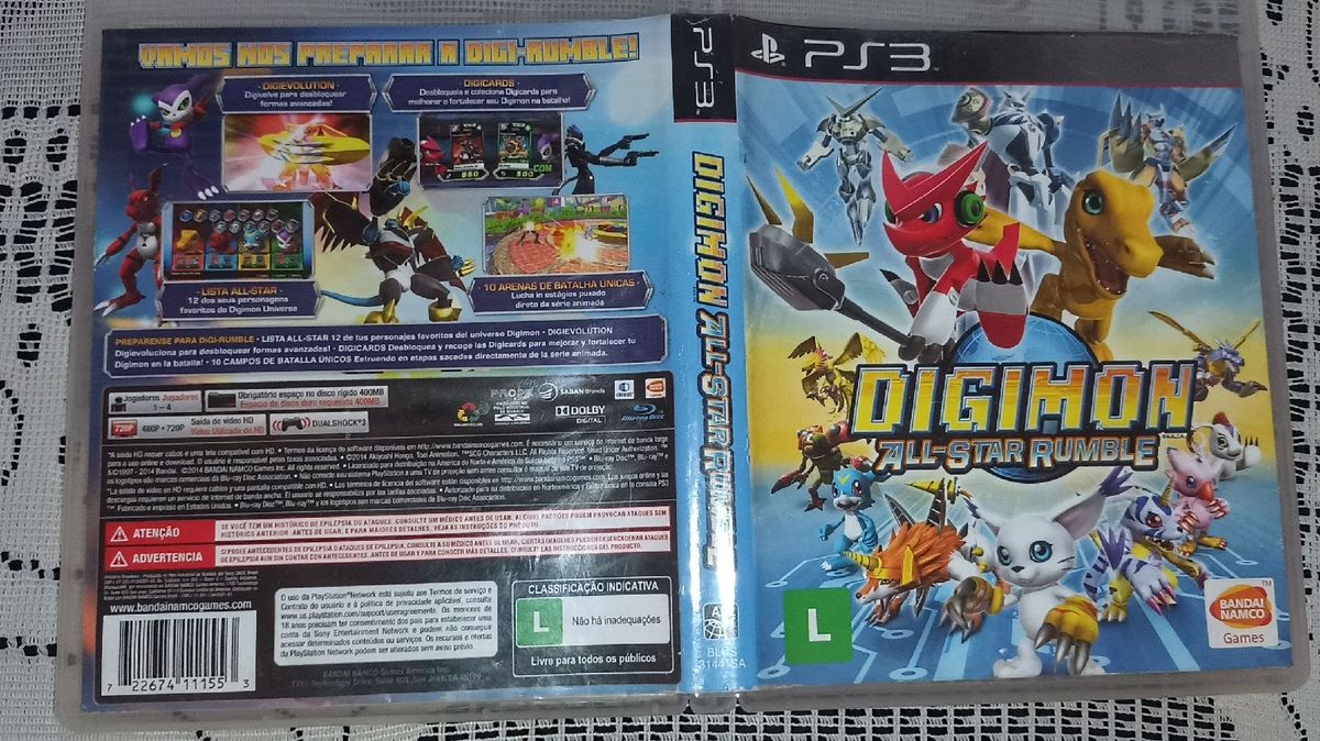 Digimon All Star Rumble Ps3 | Jogo de Videogame Ps3 Usado 81988415 | enjoei
