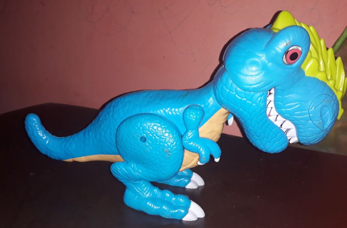 Dinossauro Baby Azul | Brinquedo para Bebês Usado 46918053 | enjoei