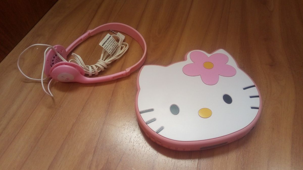 Discman Cd Player Hello Kitty Importado Raro de 2004 C/ Fone Perfeito ...
