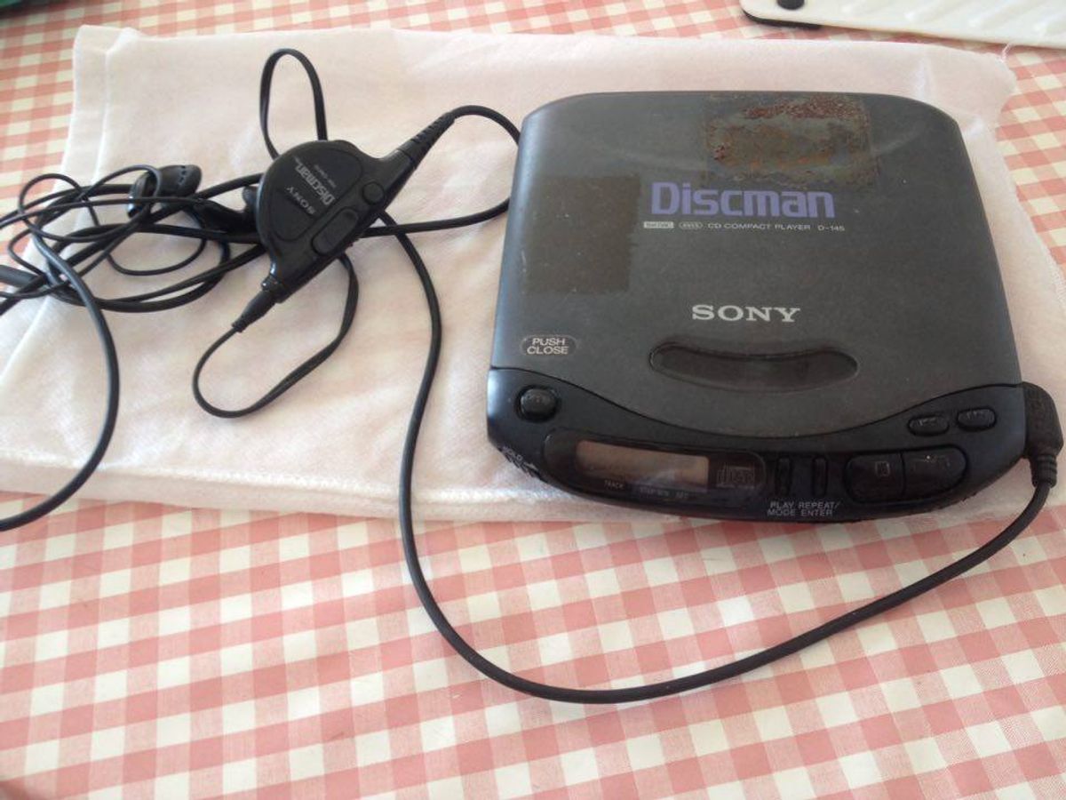 Discman Das Antigas e Funcionando | Item de Música Sony Usado 52330507 ...