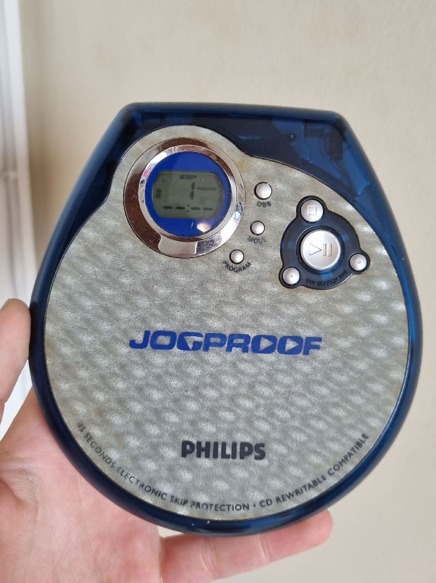 Discman Philips Jogproof (funcionando) | Item de Música Philips Usado ...
