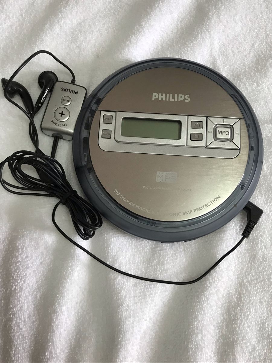 Discman Philips Mp3 | Item de Música Philips Usado 42162452 | enjoei