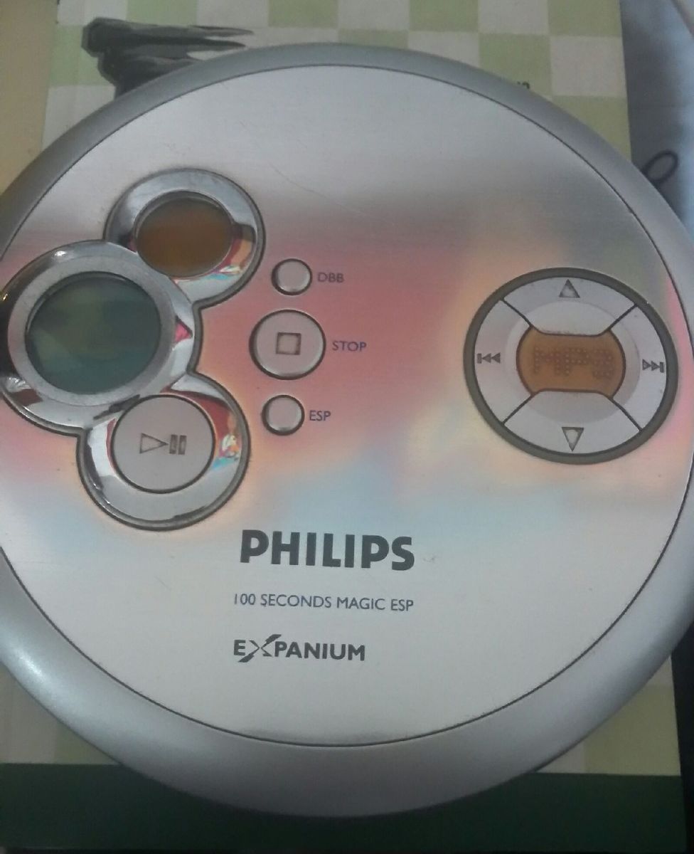 Discman Philips | Item de Música Philips Usado 59776351 | enjoei