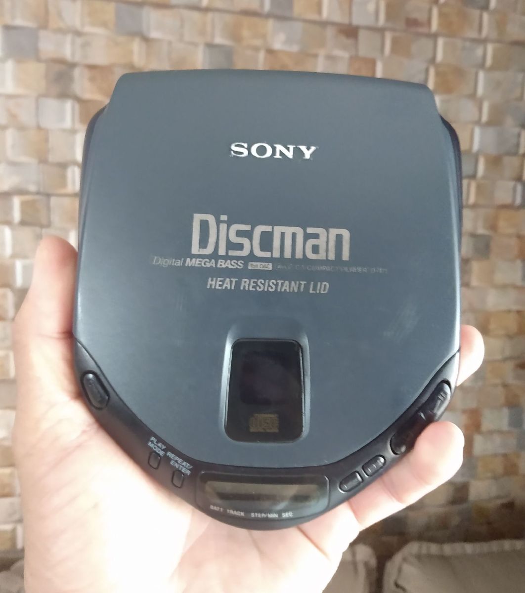 Discman Sony Funcionando Perfeitamente | Item de Música Sony Usado ...