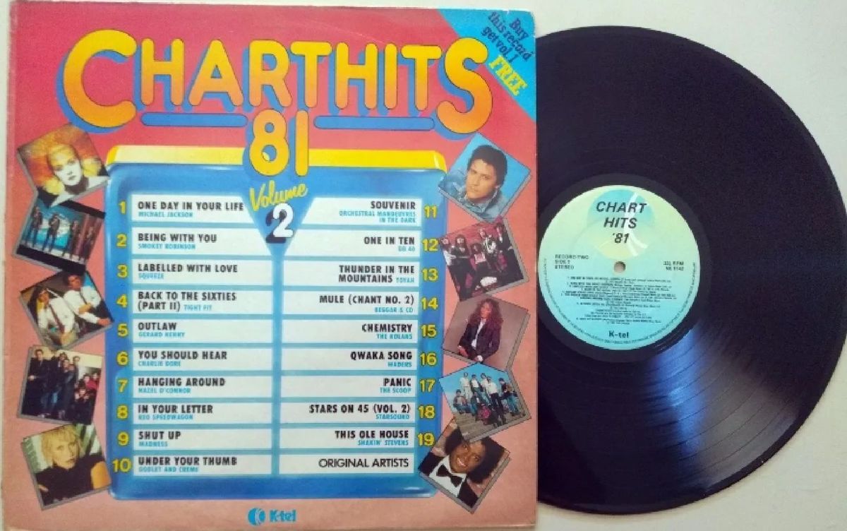 Disco de Vinil / Lp Importado: Chart Hits 81 - Vol. 2 (michael Jackson ...