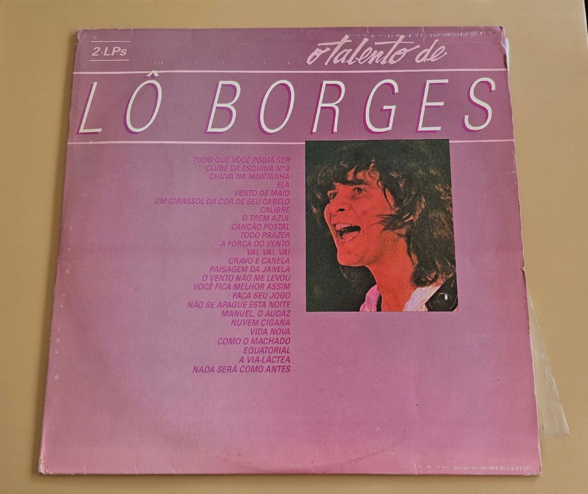 Disco de Vinil Lp O Talento de Lo Borges | Item de Música Vinil Usado ...