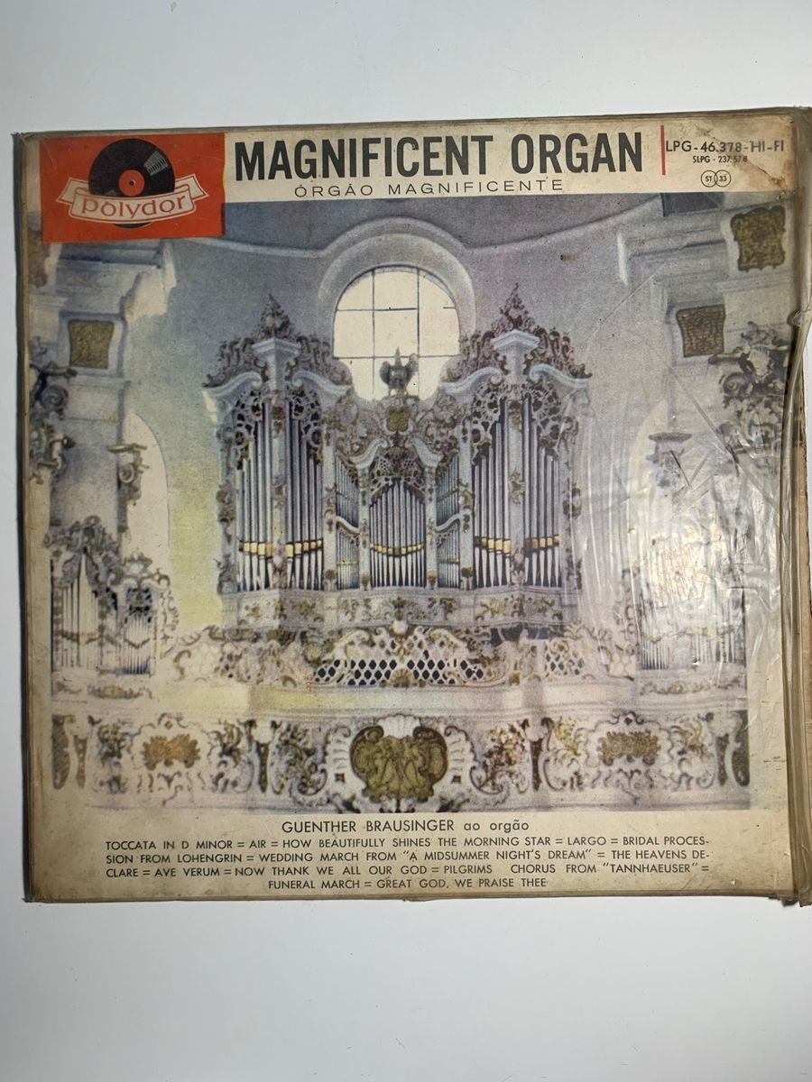 Disco de Vinil Magnificent Organ | Item de Música Usado 113786073 | enjoei
