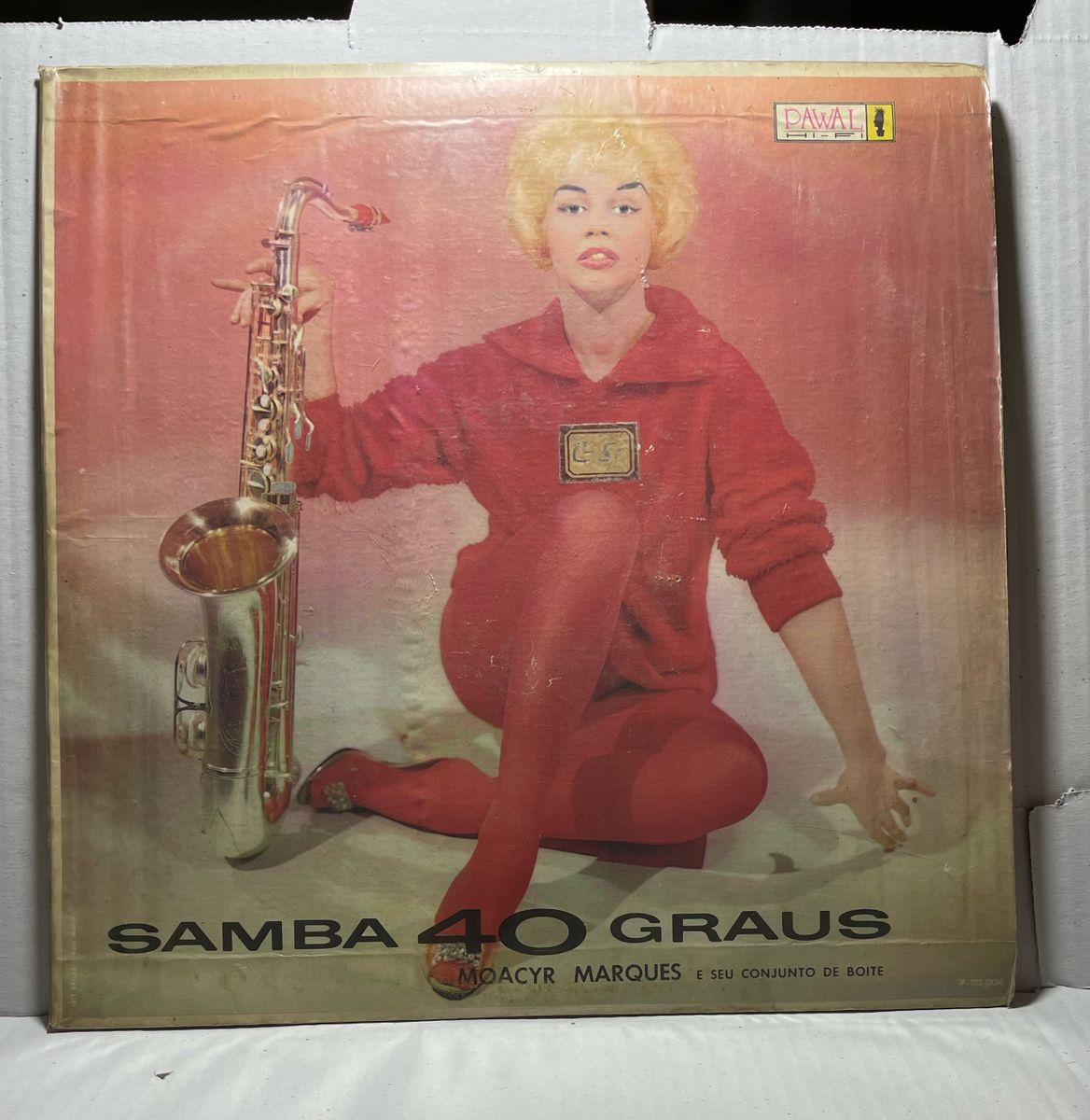 Disco de Vinil Samba 40 Graus Moacyr Marques e Seu Conjunto de Boite ...