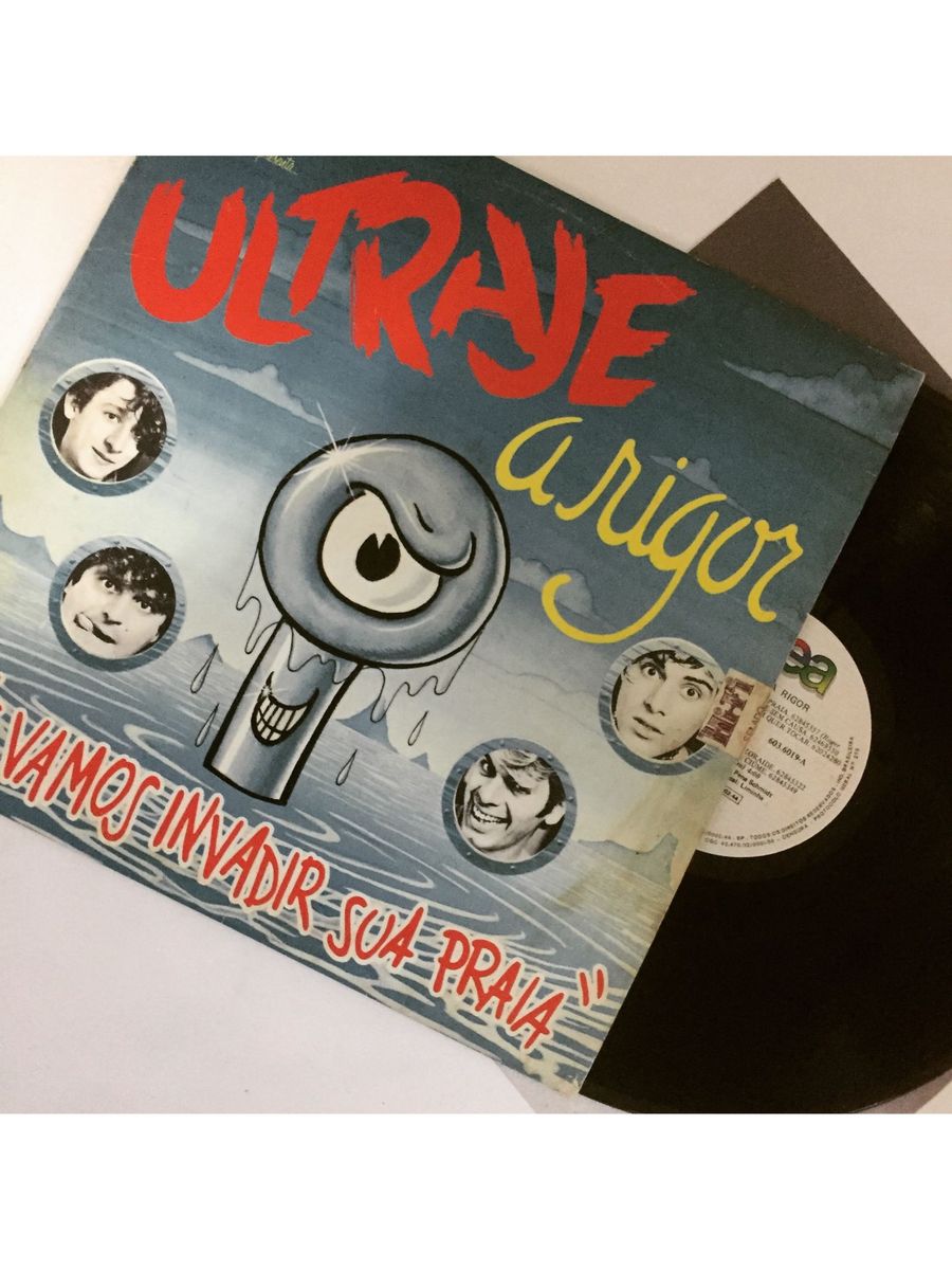 Disco - Ultraje a Rigor - Nós Vamos Invadir Sua Praia | Produto Vintage ...