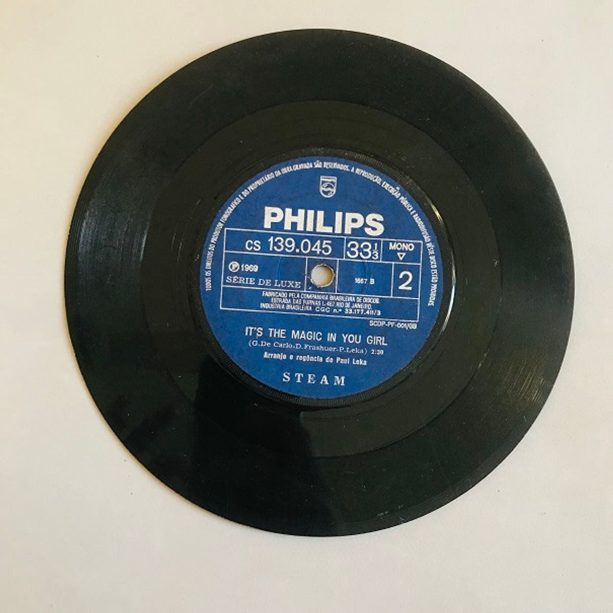 Disco Vinil Compacto Steam Na Na Hey Hey Kiss Him Goodbye 1969 | Item ...