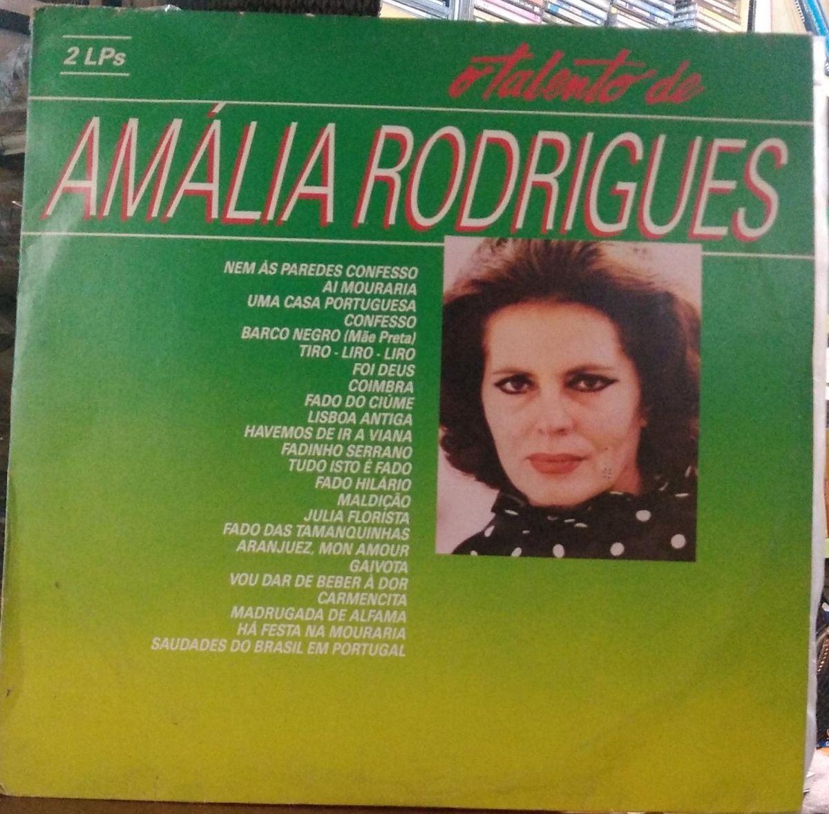 Disco Vinil Duplo O Talento de Amália Rodrigues | Item de Música Usado ...