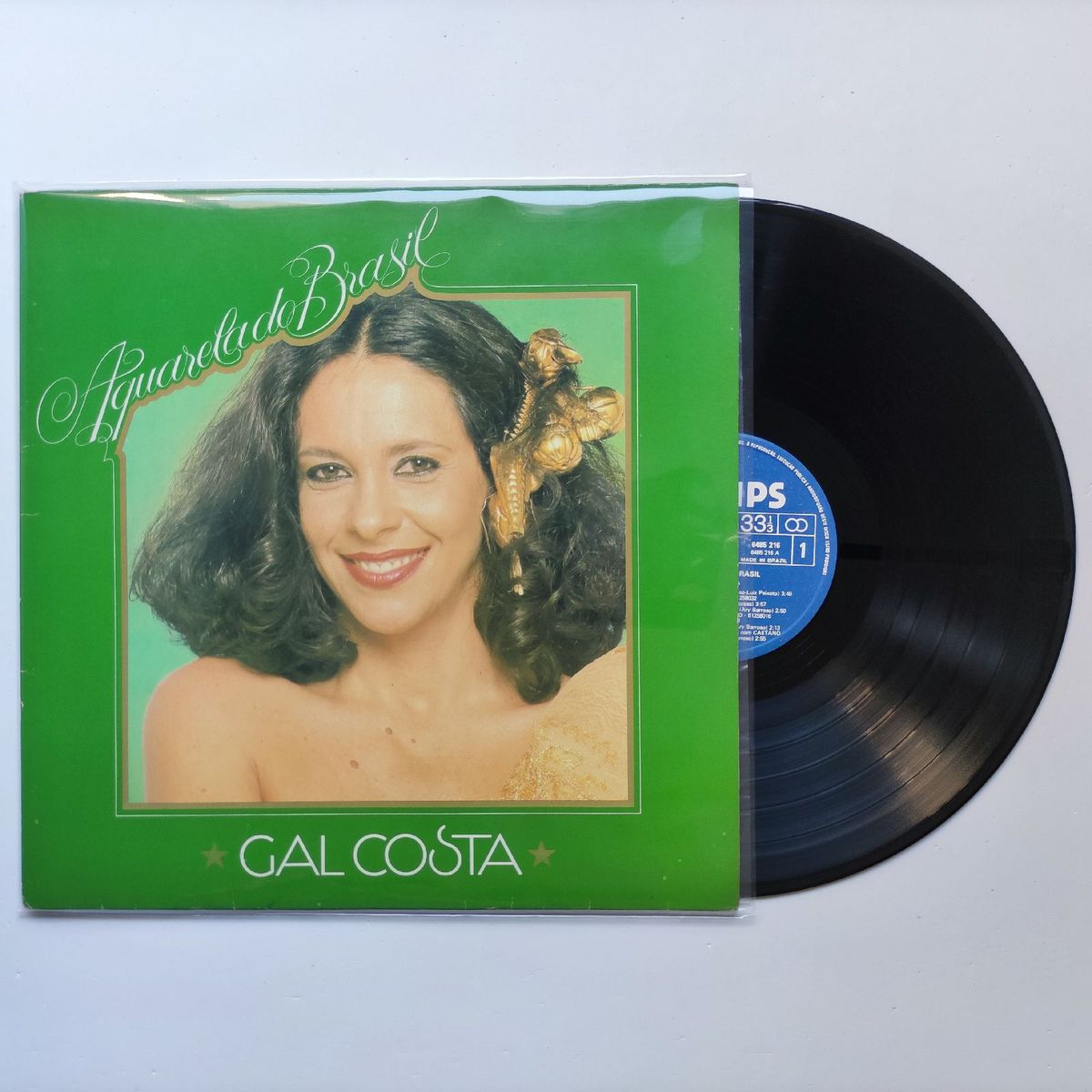 Disco Vinil Gal Costa - Aquarela do Brasil | Móvel de Antiquário Gal Costa Usado 53508865 | enjoei