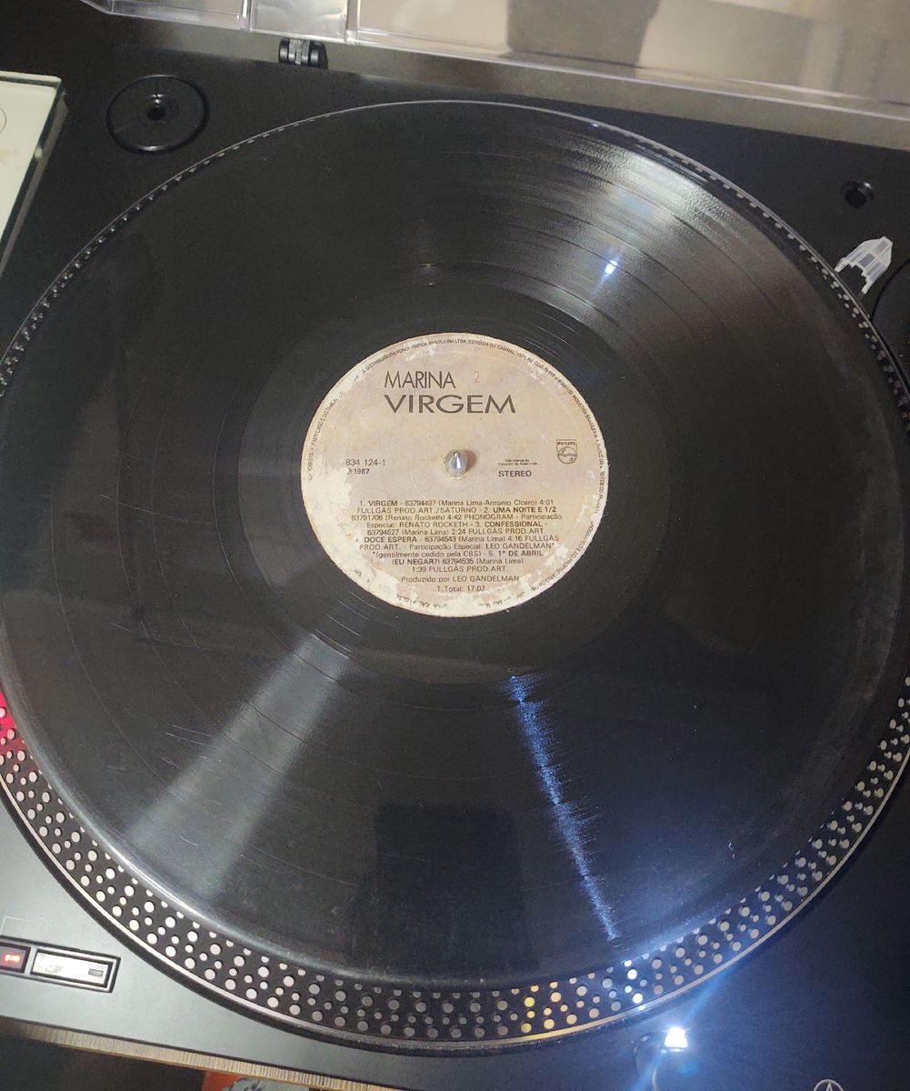 Disco Vinil Lp - Marina Lima - Virgem | Item de Música Usado 74955864 ...