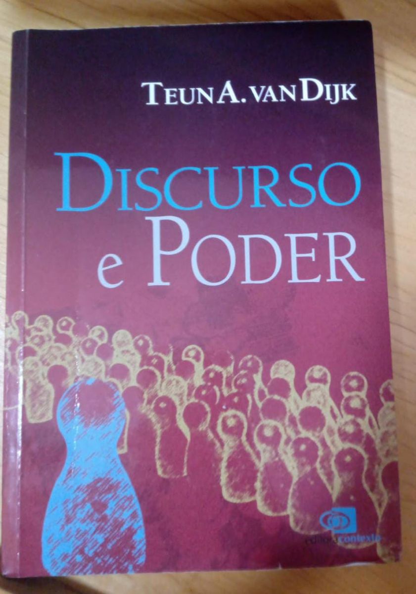 Discurso e Poder - Teun A. Van Dijk | Livro Usado 68078953 | enjoei