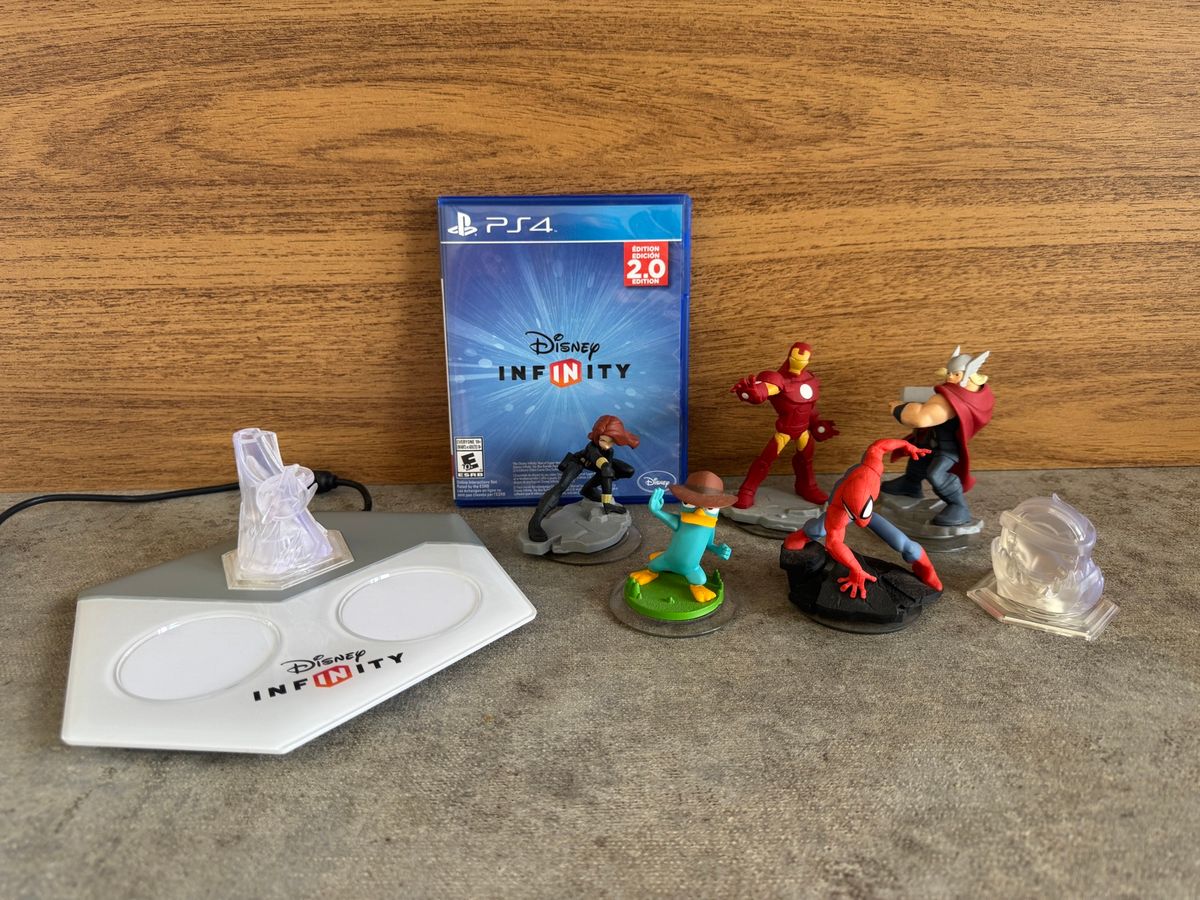 Disney Infinity Ps4/ps5 Homem-aranha Vingadores Homem de Ferro Thor ...