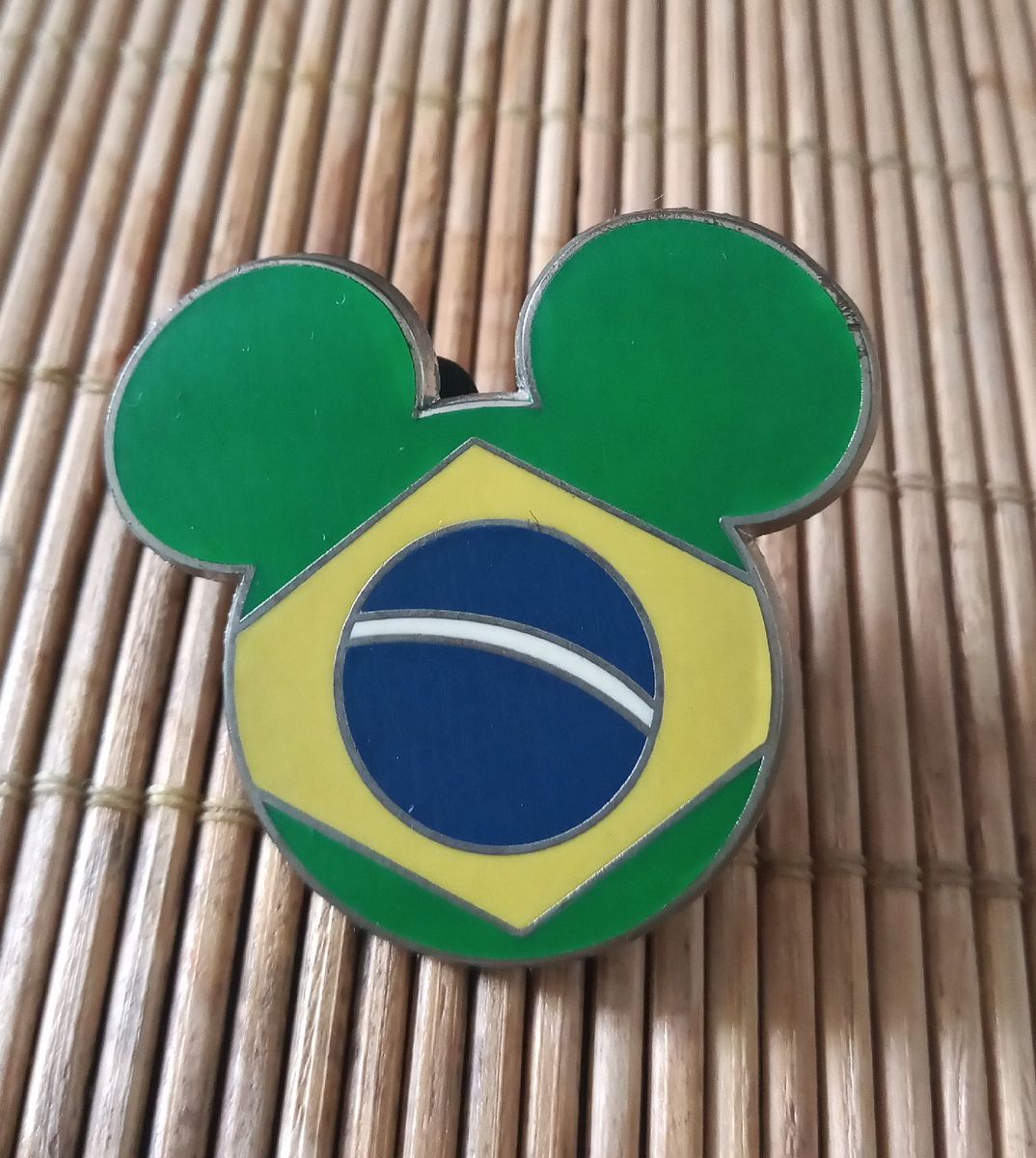 Disney - Pin Bandeira Brasil - Original | Produto Feminino Disney Usado ...