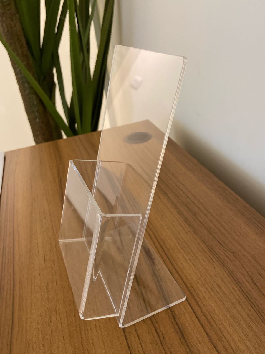 Display de Acrilico para Folder / Flyer | Item de Papelaria Usado ...