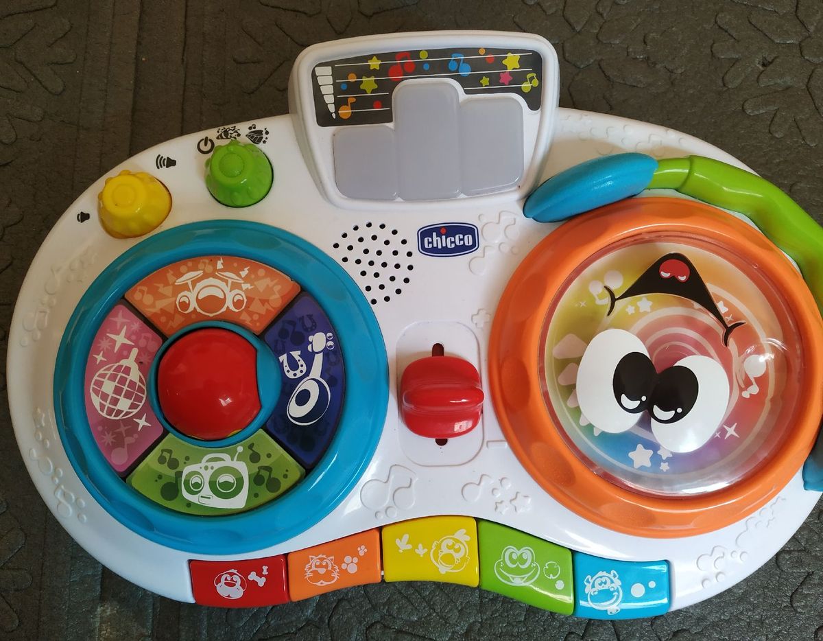 Dj Chicco Teclado Som Bichos | Teclado p/ Computador Chicco Usado ...