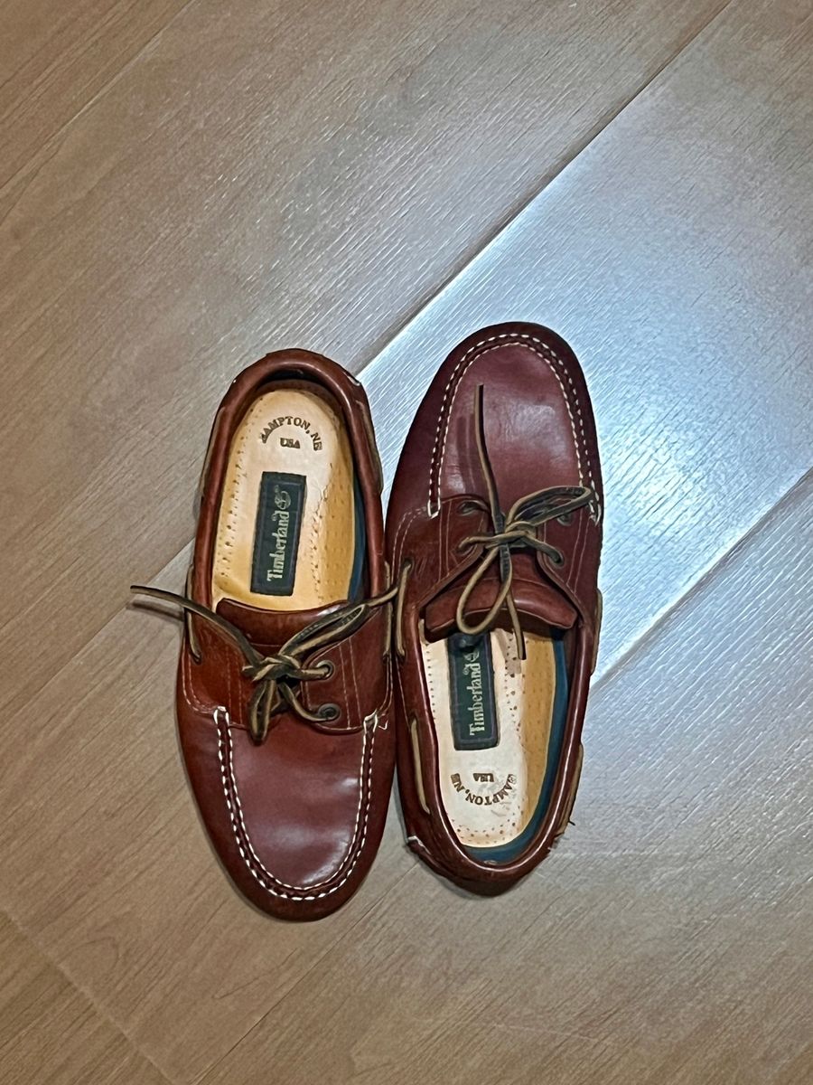 Dockside em Couro | Sapato Masculino Timberland Usado 123532745 | enjoei