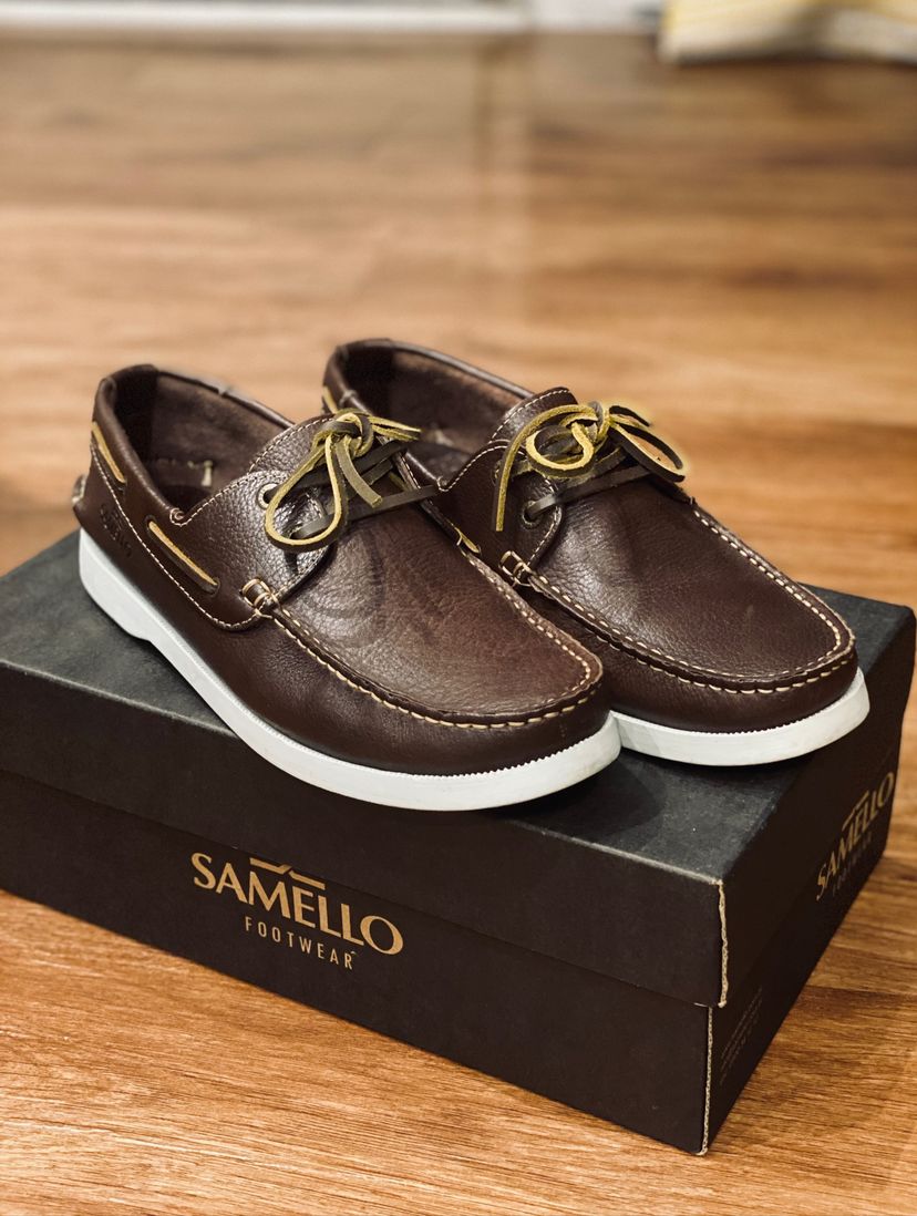 Dockside Samello Chocolate | Sapato Masculino Samello Nunca Usado ...