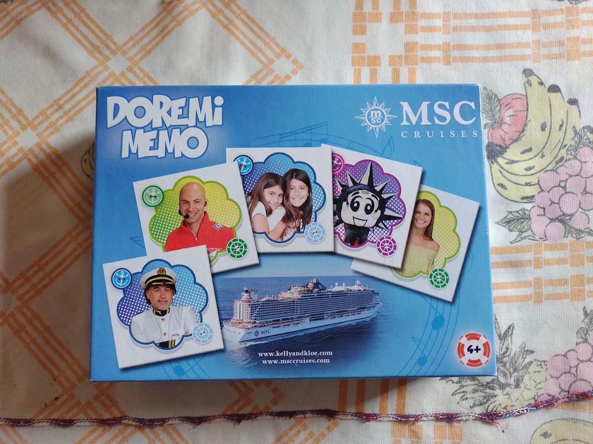 Doremi Memo Msc Cruises Kelly & Kloe On Board Jogo da Memória Importado ...