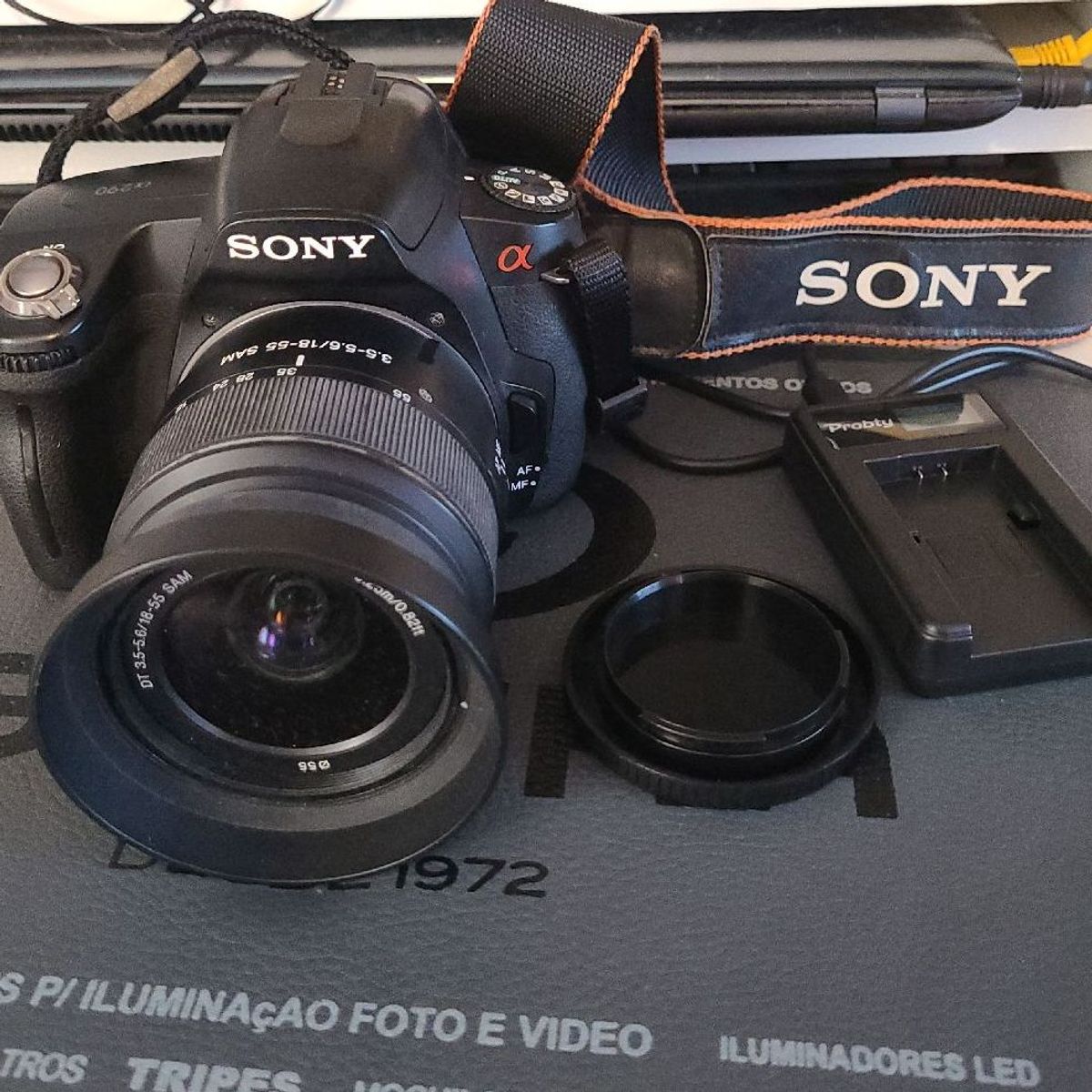 Dslr Sony Alpha 290, Camera Digital Profissional, Fotográfica Vintage ...