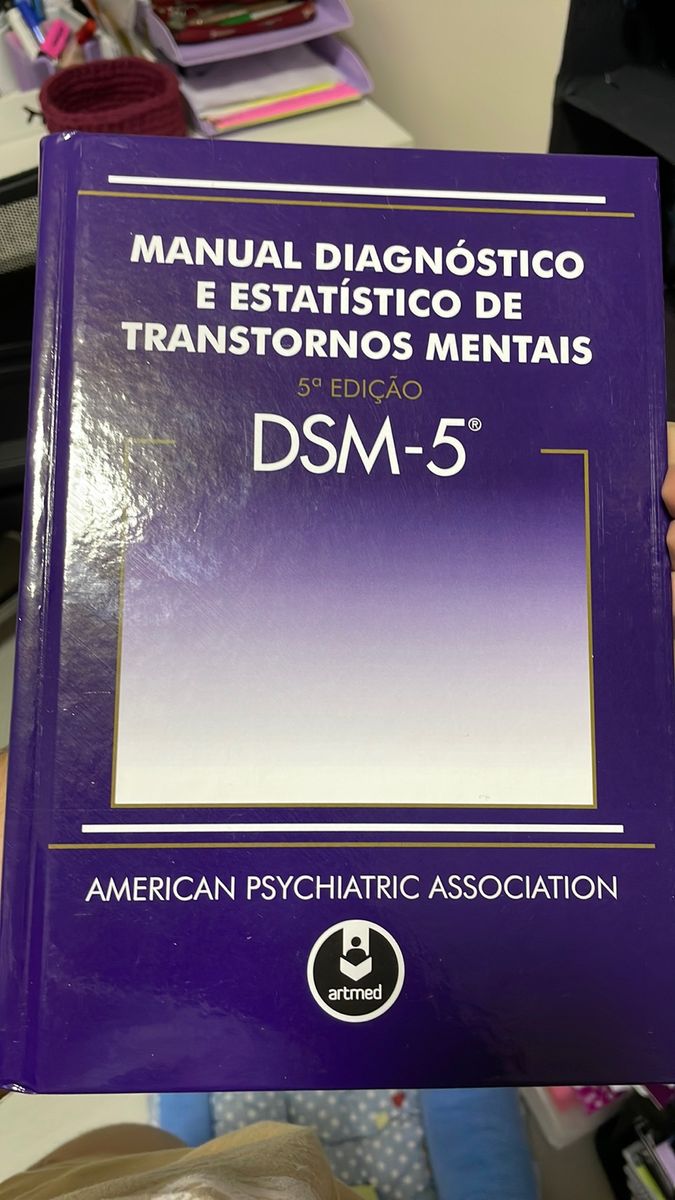 Dsm 5: Manual Diagnóstico de Doenças Mentais | Livro Artmed Nunca Usado ...