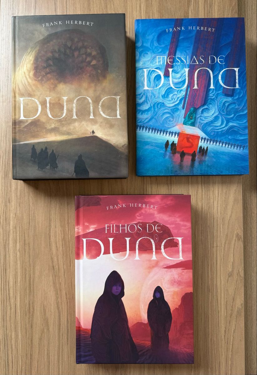 Duna - Frank Herbert - Primeira Trilogia | Livro Editora Aleph Usado 98038487 | enjoei