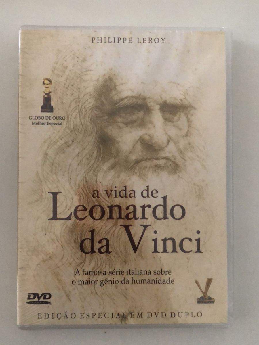 Dvd a Vida de Leonardo da Vinci Philippe Leroy | Filme e Série Dvd Nunca Usado 57132333 | enjoei