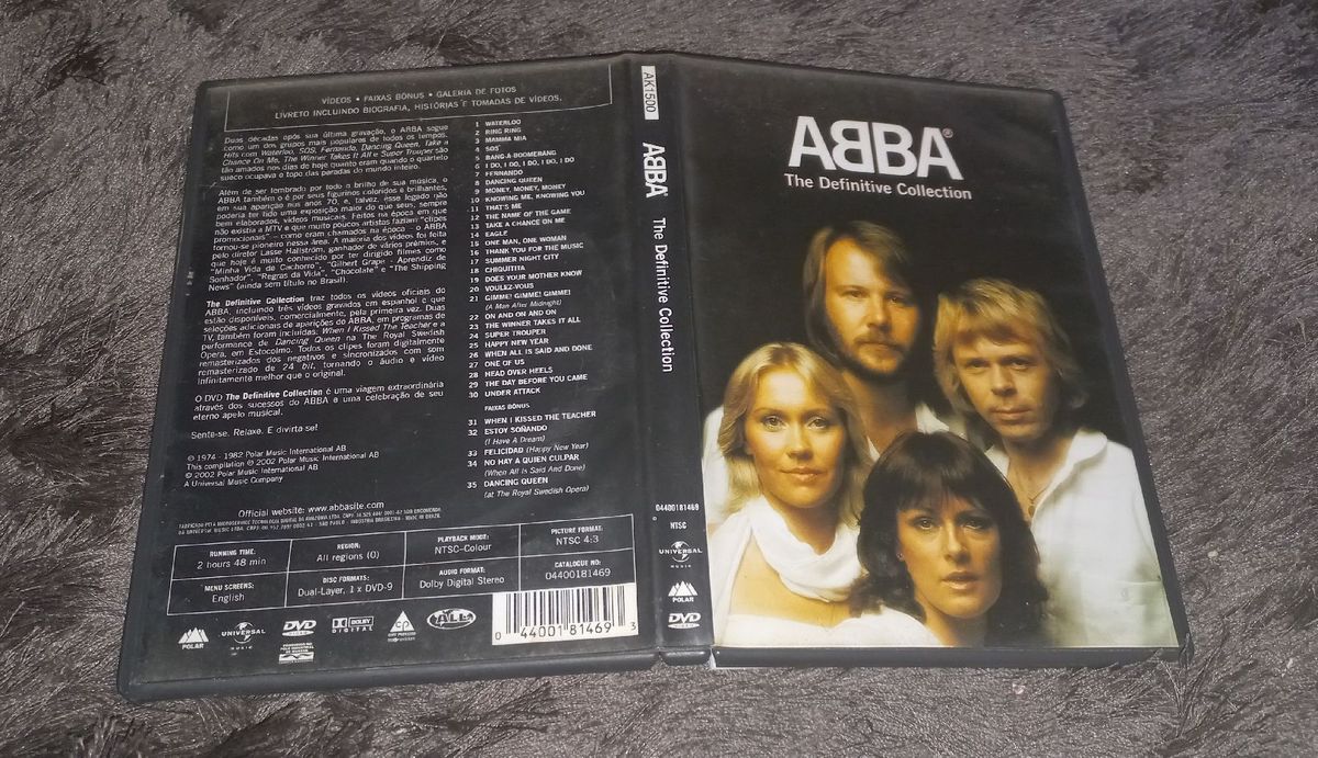 Dvd Abba - The Definitive Collection | Item de Música Cd Usado 81033388 ...