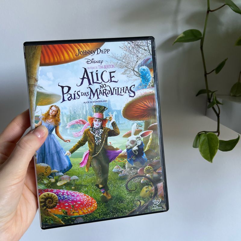 Capa Do Dvd Alice No Pais Das Maravilhas Da Disney Alice No País Das