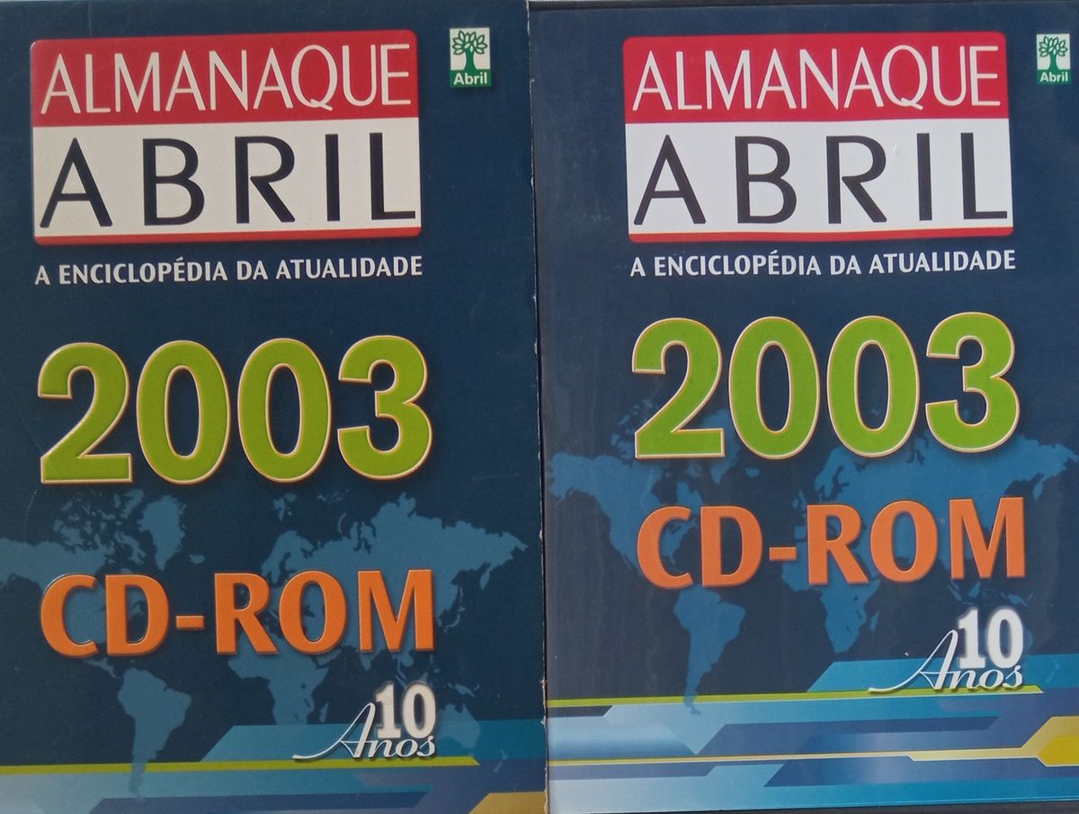 Dvd Almanaque Abril 2003 Cd-rom 10 Anos | Filme e Série Usado 69325178 ...
