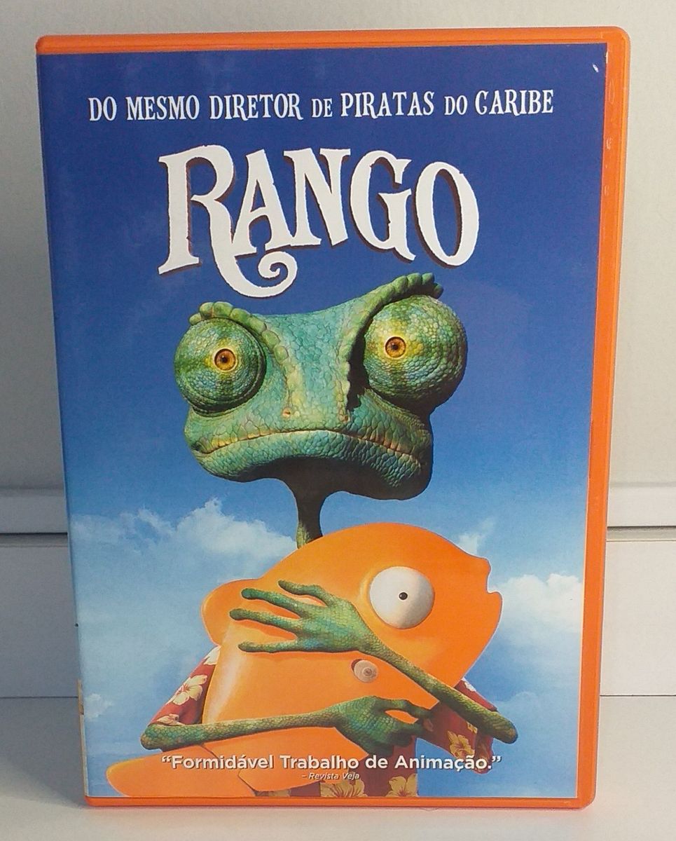 Dvd Animação Original "rango" | Item Info & Eletro Dvd Paramount ...