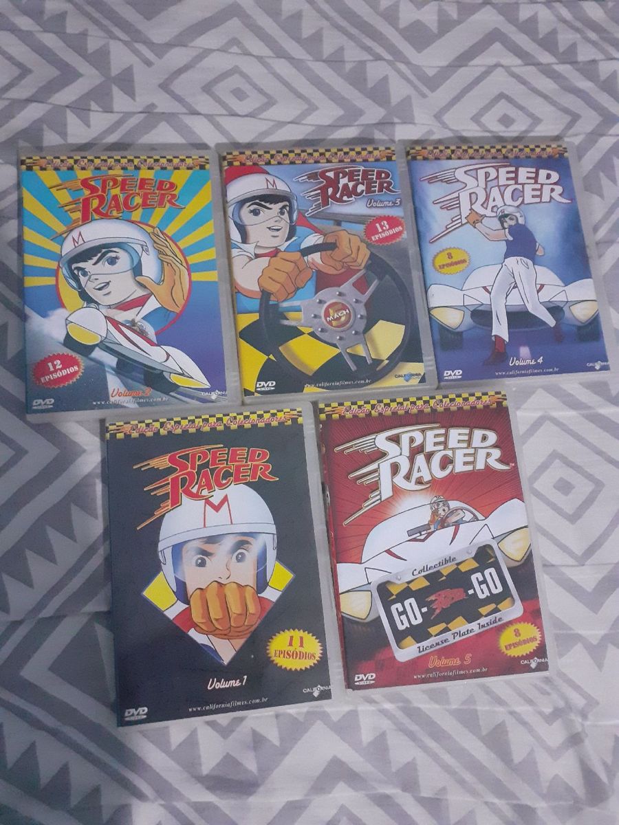 Dvd Anime Desenho Speed Racer | Item de Música Speed Racer Usado ...