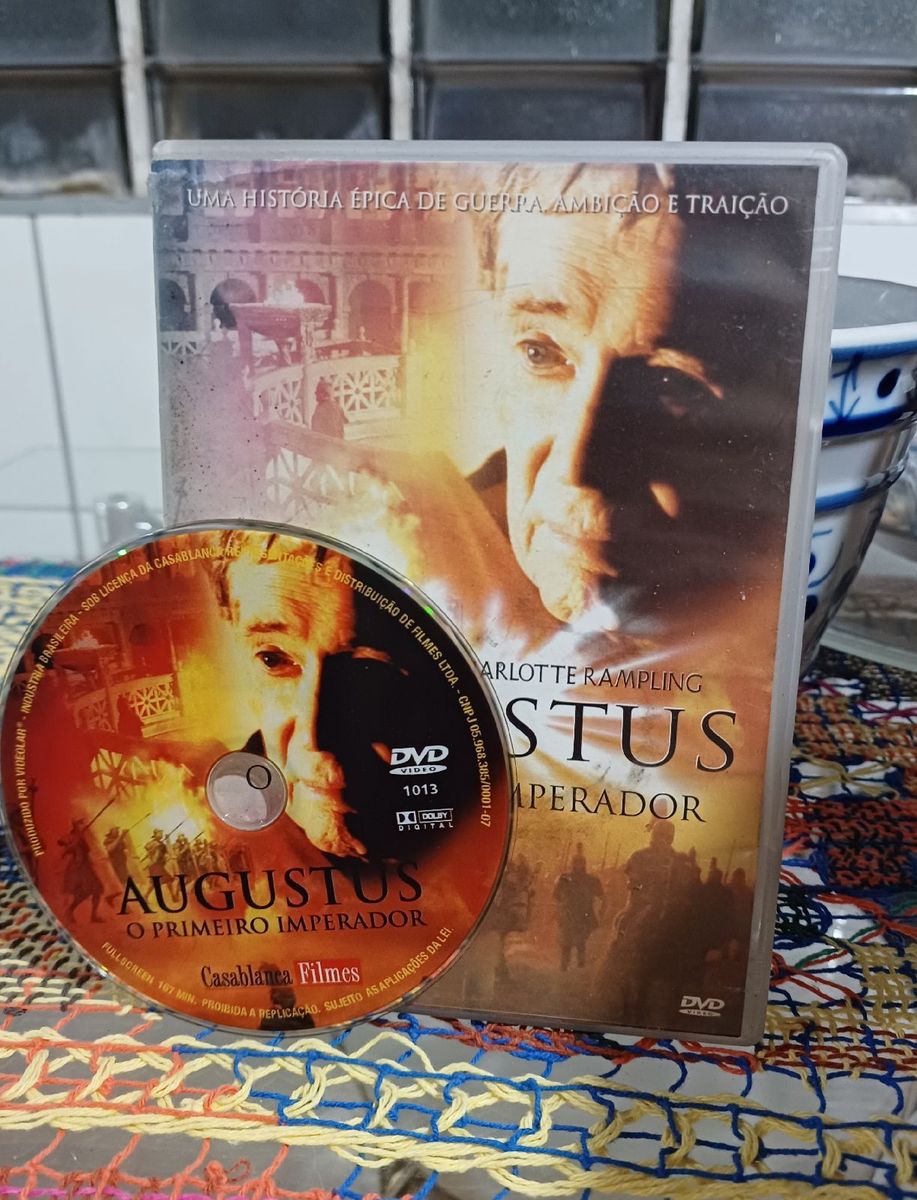 Dvd - Augustus O Primeiro Imperador | Filme e Série Nunca Usado ...