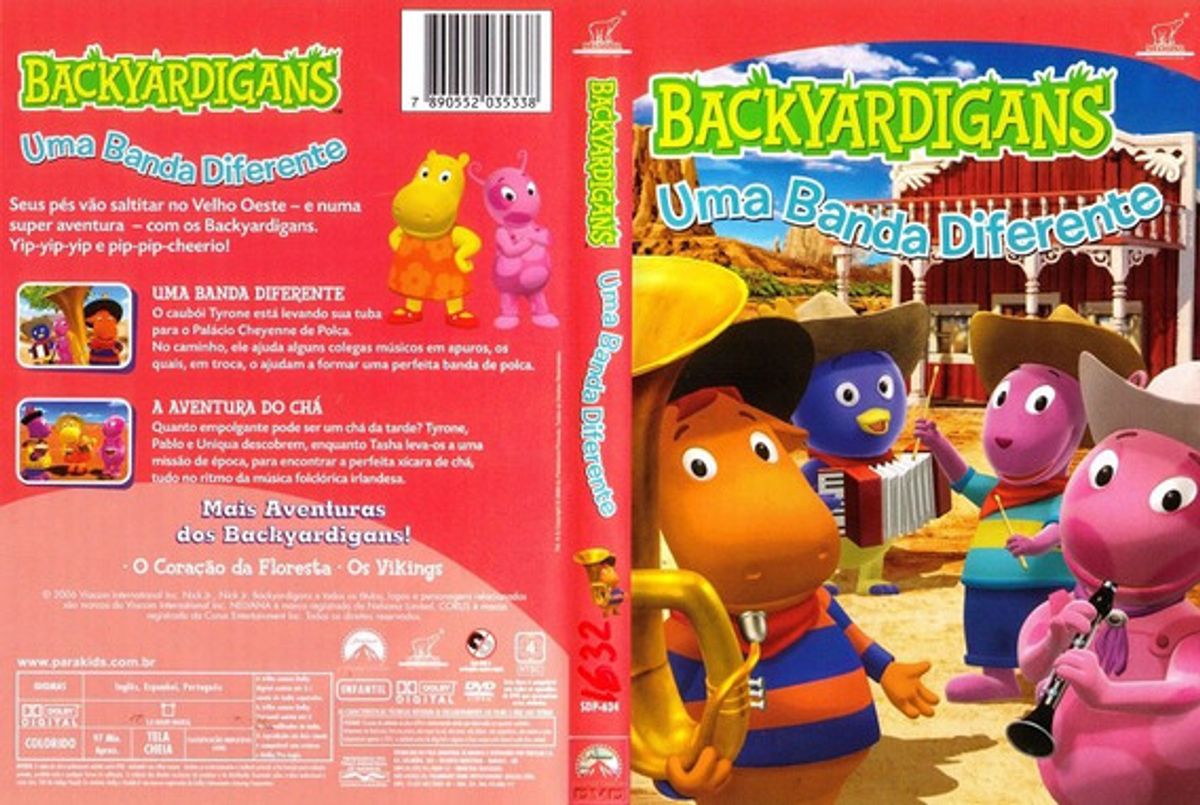 Dvd Backyardigans - Uma Banda Diferente | Filme e Série Paramount Usado ...