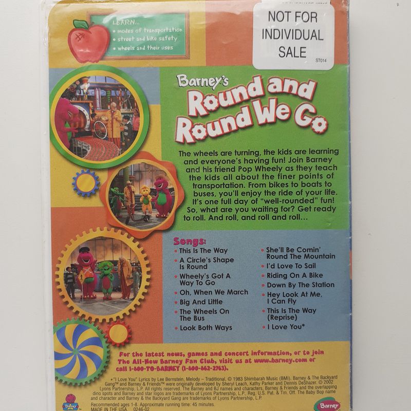 Barney Round And Round We Go