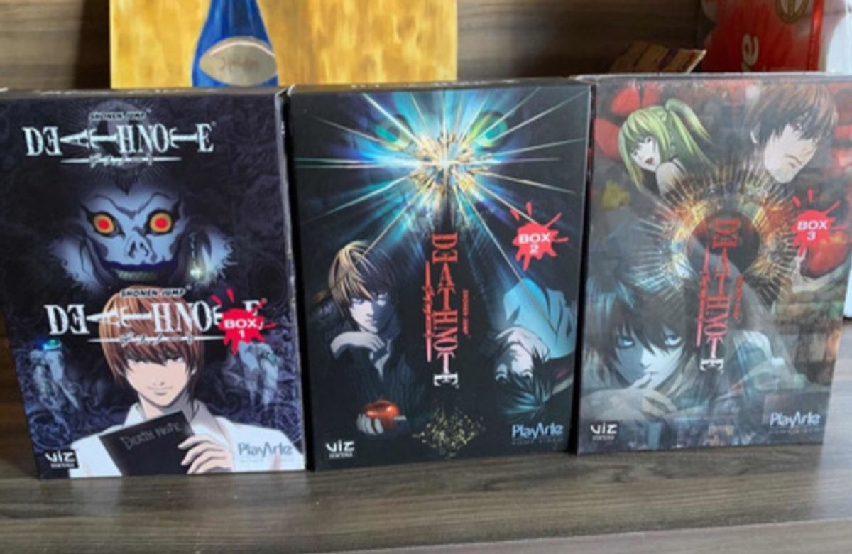 Dvd Box Death Note - Box 1 / 2 / 3 (playarte) | Filme e Série Dvd Nunca ...