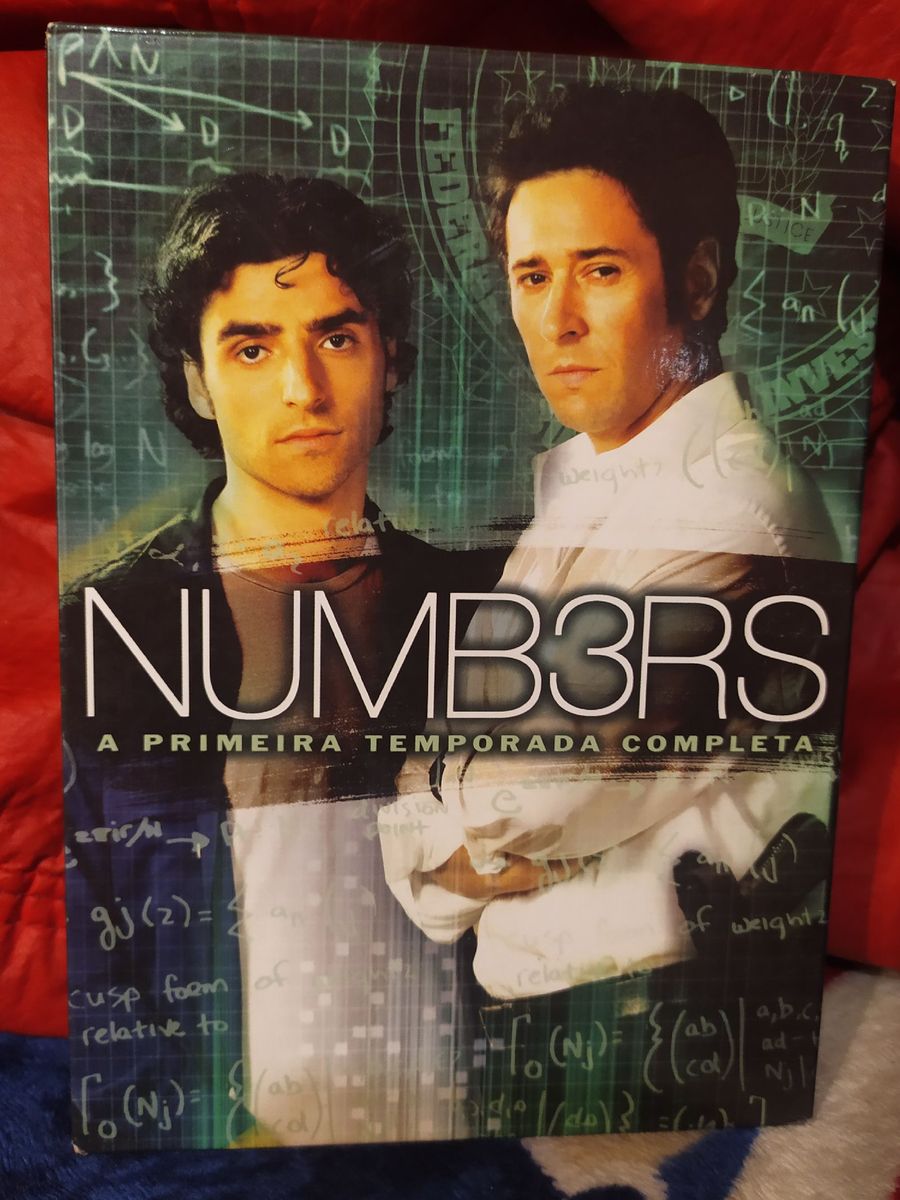 Dvd Box Numbers Seriado Primeira Temporada 4 Discos Original Excelente ...