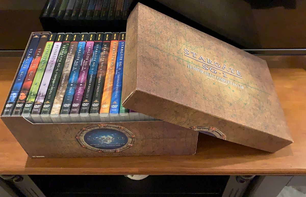 Dvd - Box Stargate Sg.1 (temporada Completa 1-10) 53 Discos | Filme e Série Dvd Stargate Sg 1 ...