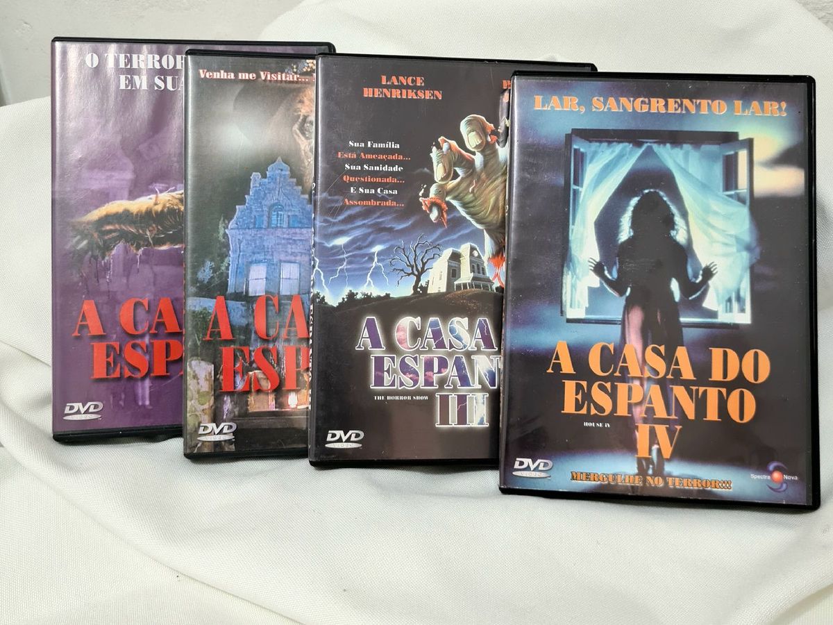 Dvd Coleção a Casa do Espanto | Filme e Série Spectra Nova Usado ...