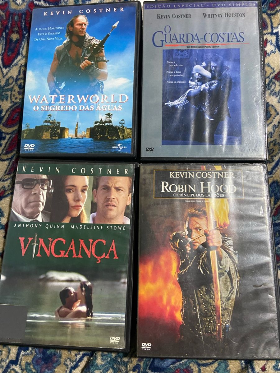 Dvd Coleção Kevin Costner, 4 Filmes Originais | Filme e Série Dvd Usado ...